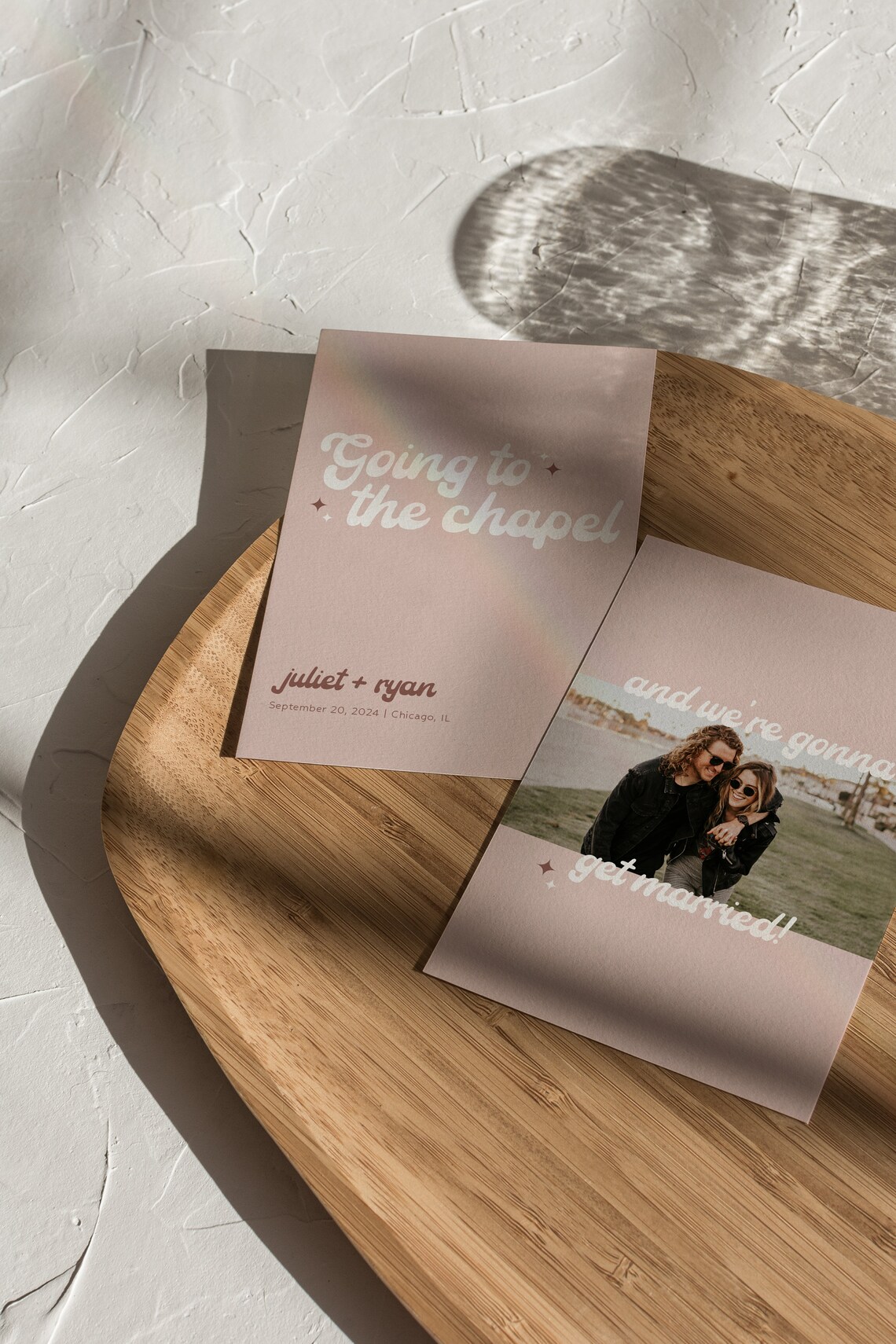 Bold Wedding Invite | Retro Wedding Invitation | Fun Wedding Invite ...