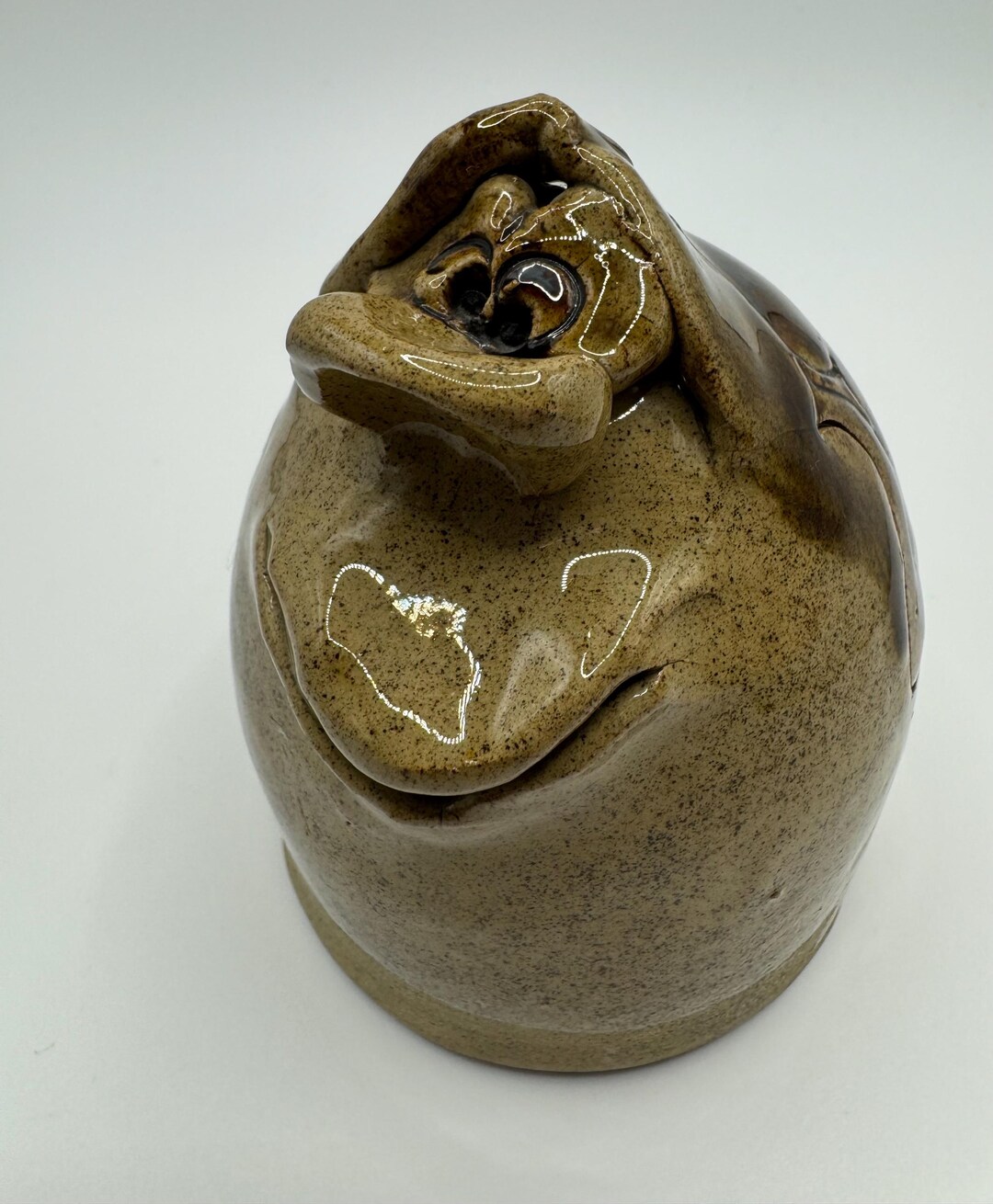 Ugly Face Money Box, Pretty Ugly Pottery Wales, Quirky Ceramic Pottery ...