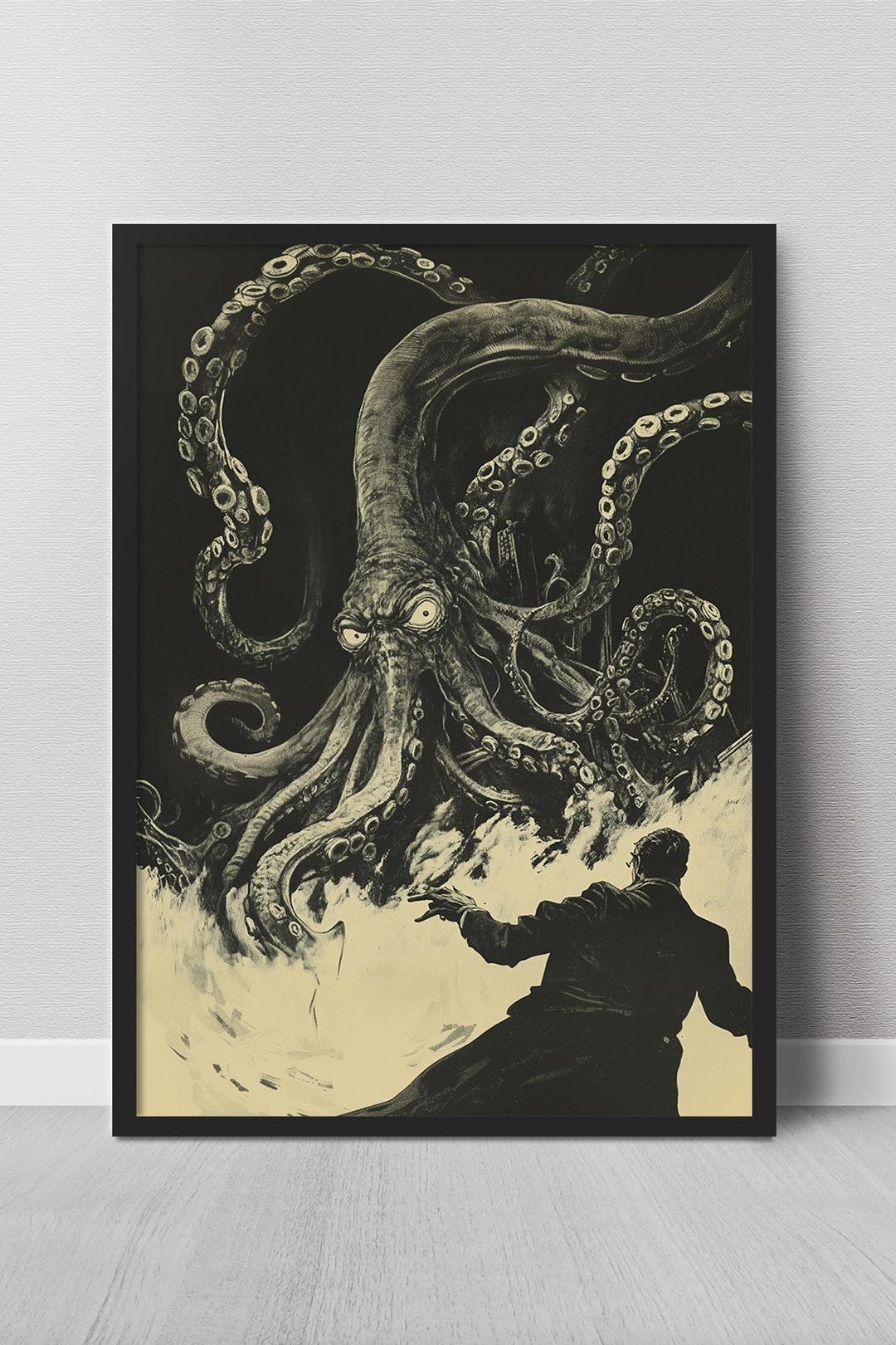 The Call of Cthulhu, Vintage Horror, Movie Poster Style, Retro Horror ...