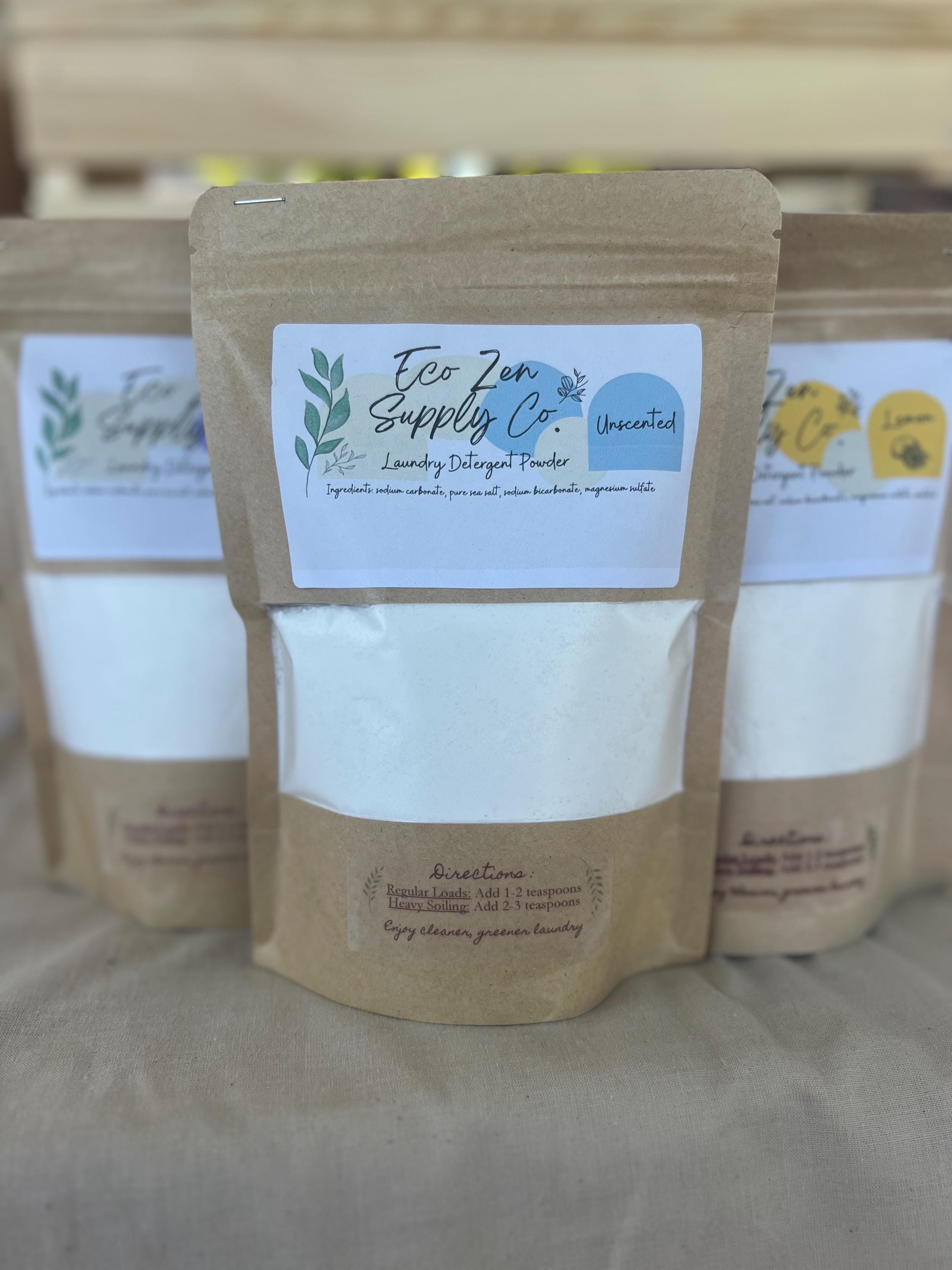 All Natural Eco Friendly Laundry Powder Detergent - Chemical/dye ...
