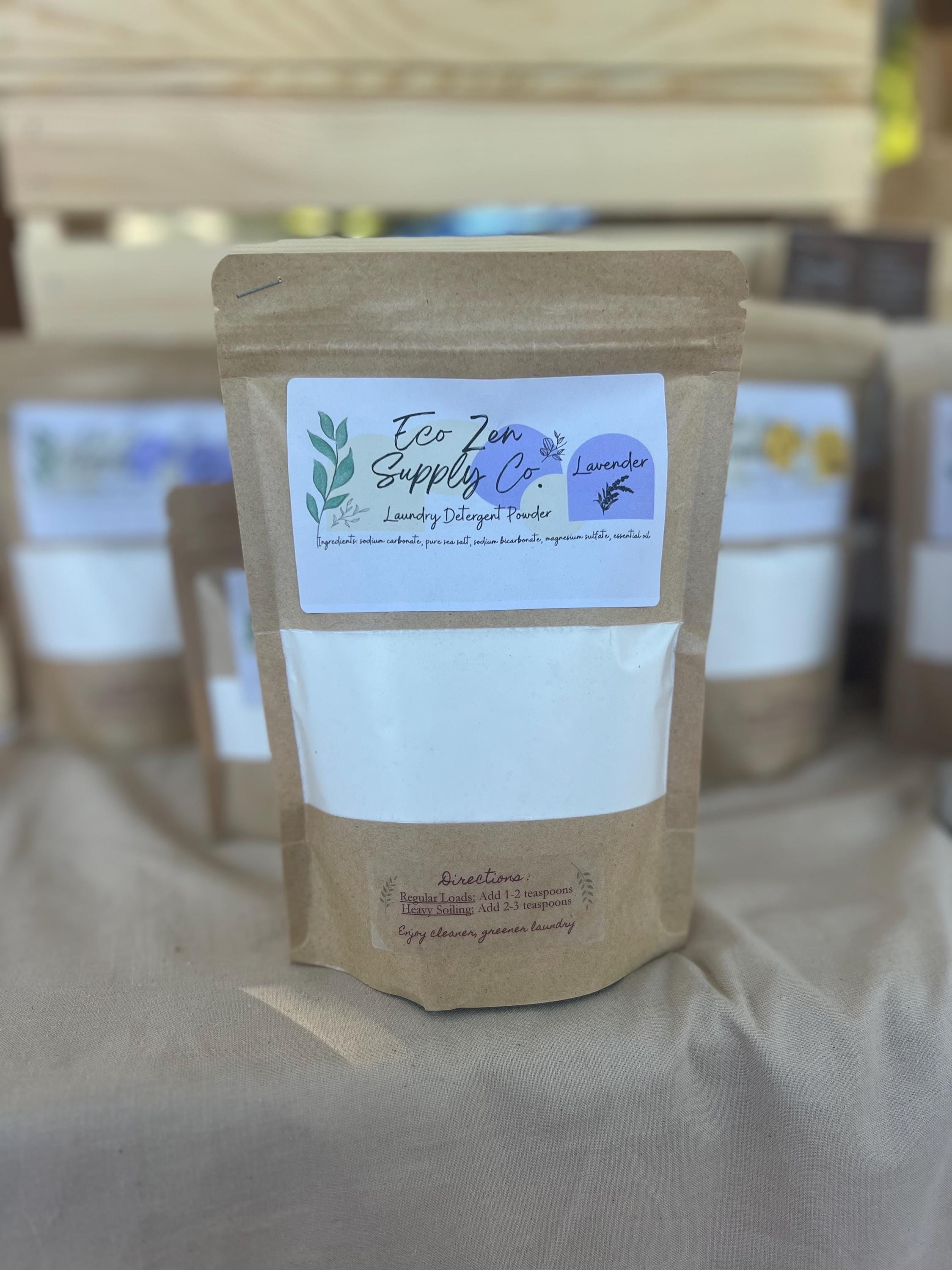 All Natural Eco Friendly Laundry Powder Detergent - Chemical/dye ...