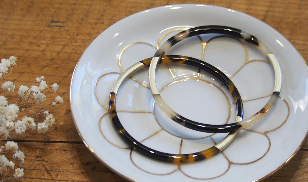 Thin Leopard Bangle Bracelet - Etsy