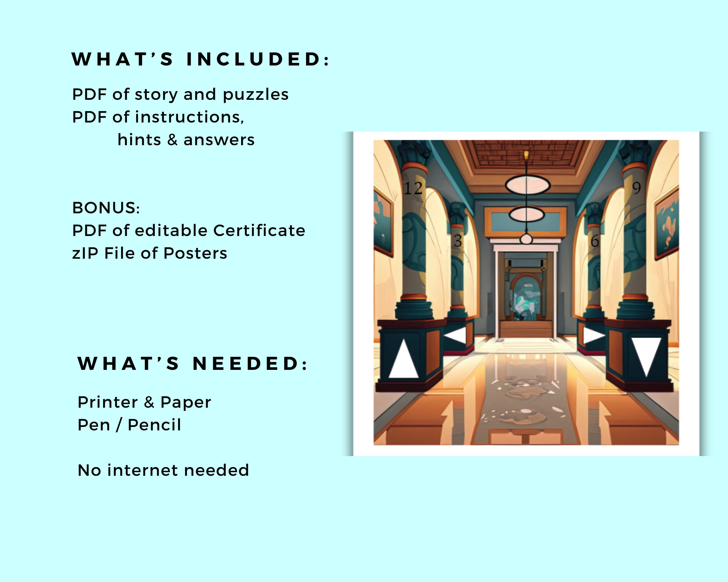 Museum Escape Room Family Game Night Activity Teens, Tweens, Older Kids ...