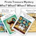 Pirate Treasure Mystery Puzzles | Family Game Night | Ages 8 & up ...