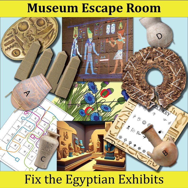 Museum Escape Room Egypt | Family Game Night | Teens, Tweens, Older Kids | Party Entertainment ...