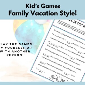 Printable Kids Vacation Games | Scavenger Hunt | Family Vacation ...