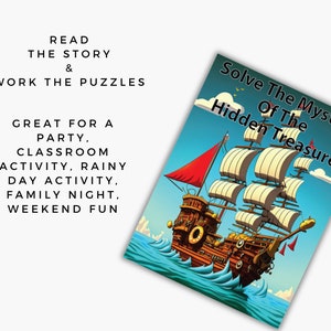 Pirate Treasure Mystery Puzzles | Family Game Night | Ages 8 & up ...