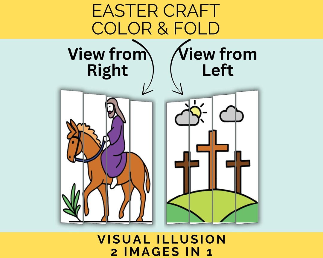 Easter Craft Activity, Religious Kids Crafts, Printable for Holy Week ...