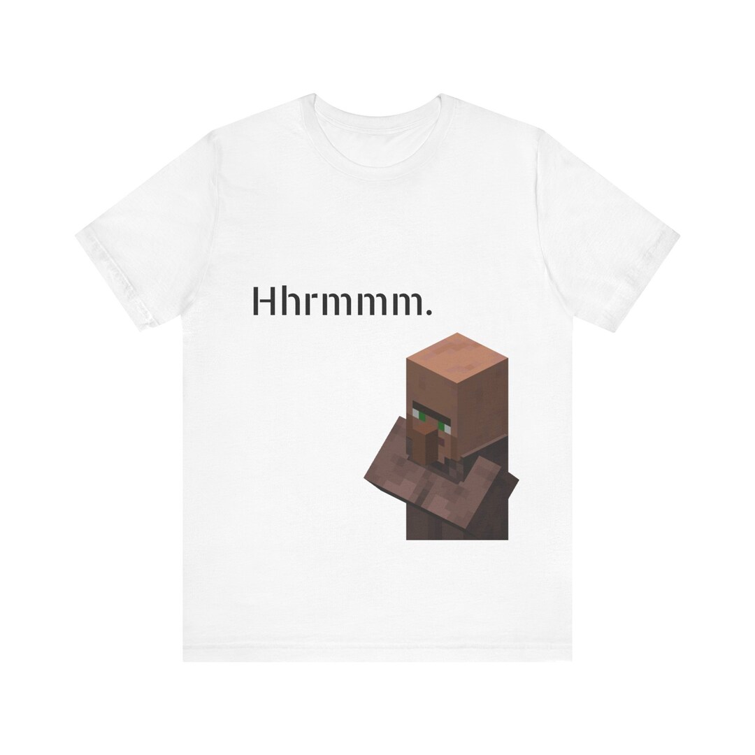 Minecraft Villager T-shirt - Etsy