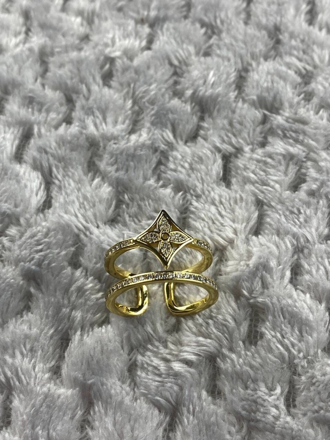Vintage Louis Vuitton Monogram Ring Classic Luxury Statement Piece - Etsy