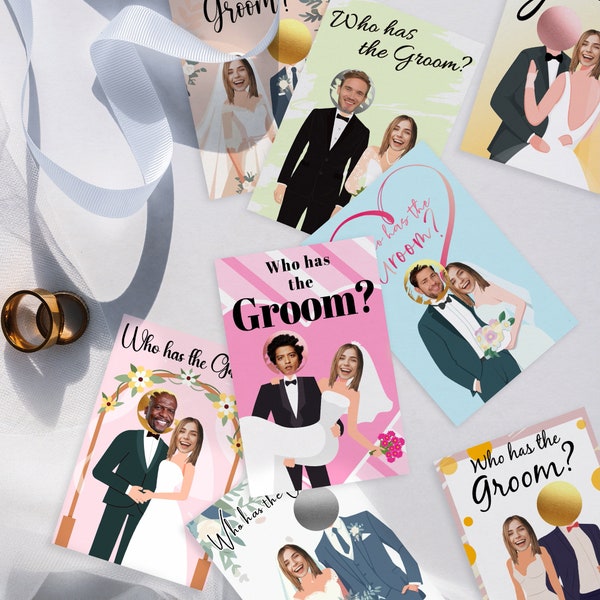 Bridal Shower Face Scratch Off - Etsy