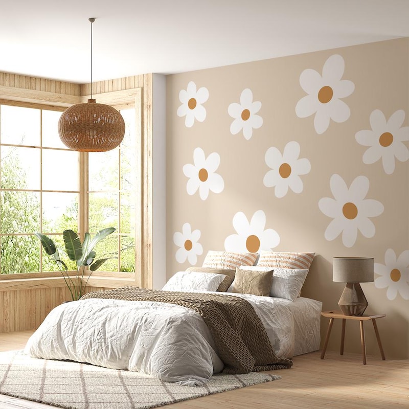 Flower Wall Decals Large - Etsy UK