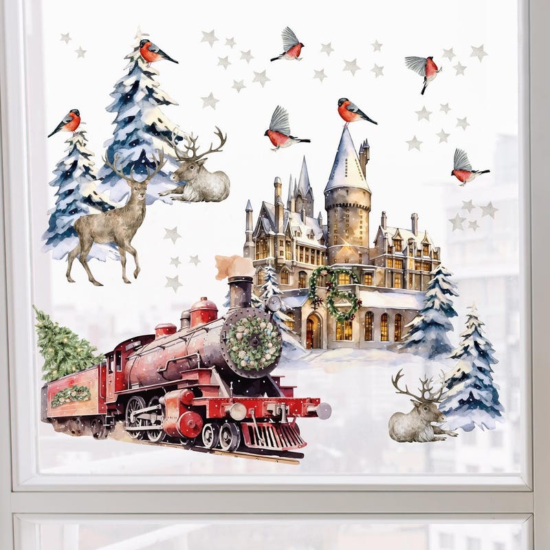 Christmas Wall Decal - Etsy