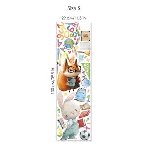 Educational Wall Decals for Kids Room, School Theme Peel and Stick ...