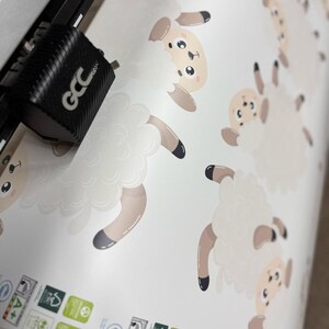 Sheep Wall Decals: Playful Farm Animal Stickers, Kids Nursery Decor - Etsy