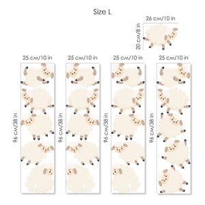 Sheep Wall Decals: Playful Farm Animal Stickers, Kids Nursery Decor - Etsy