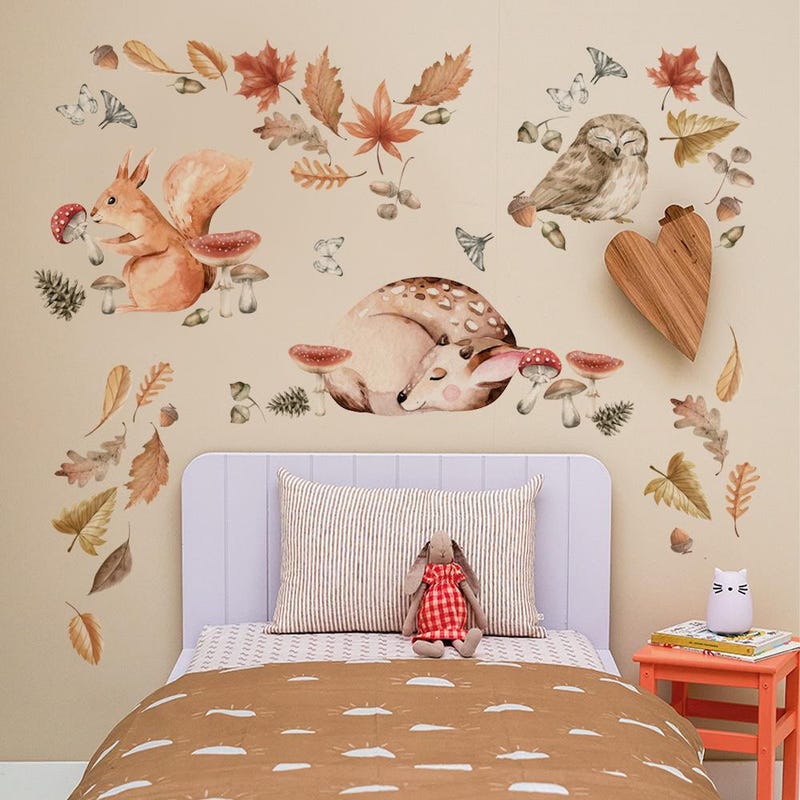Fawn Wall Decal - Etsy