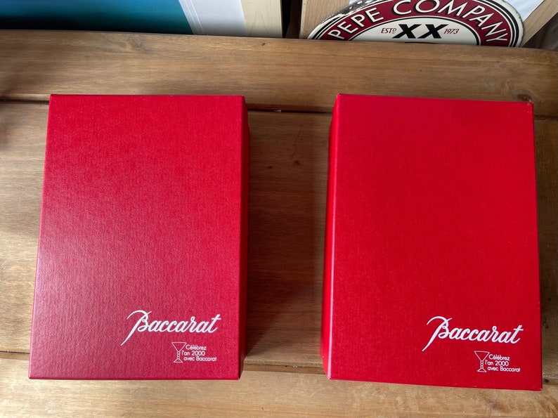 2 Pairs Boxed Vintage Baccarat Dom Perignon Crystal Champagne Flutes - Etsy