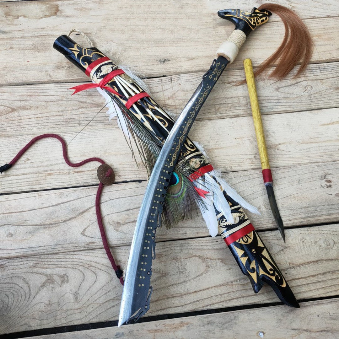 Mandau Dayak Tribe of Kalimantan - Etsy