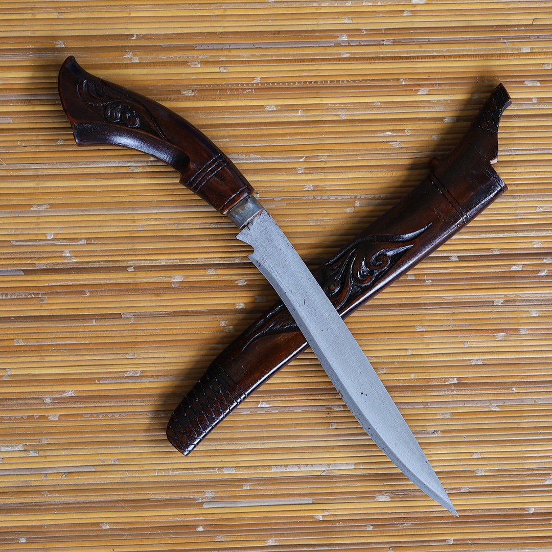 Indonesian Traditional Badik Knife Betawi Handmade Pencak Silat - Etsy ...