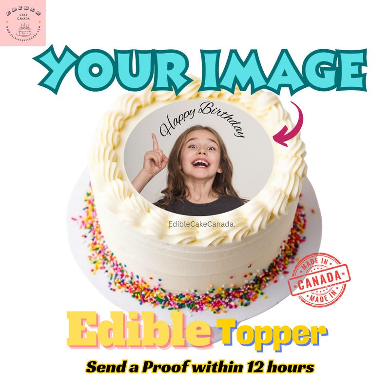Edible Cake Topper - Etsy
