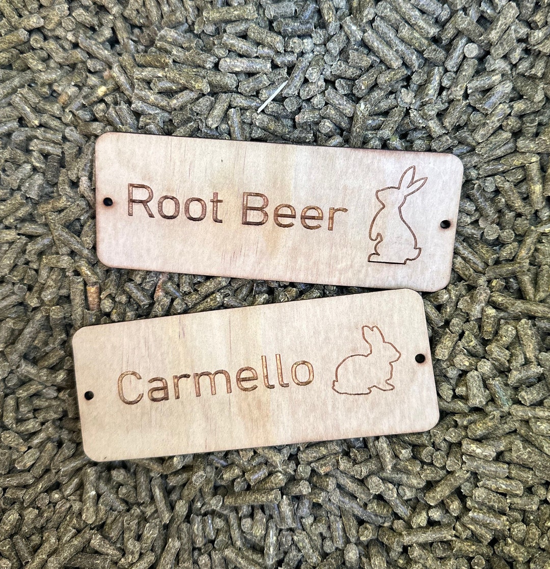 Rabbit Cage Tags - Etsy