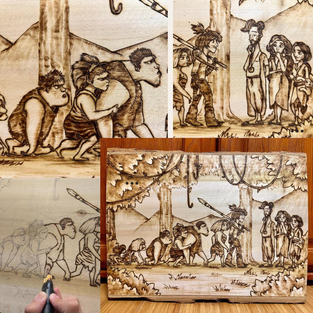 Handmade Moose Wood Burning Art: Rustic Forest Decor - Etsy