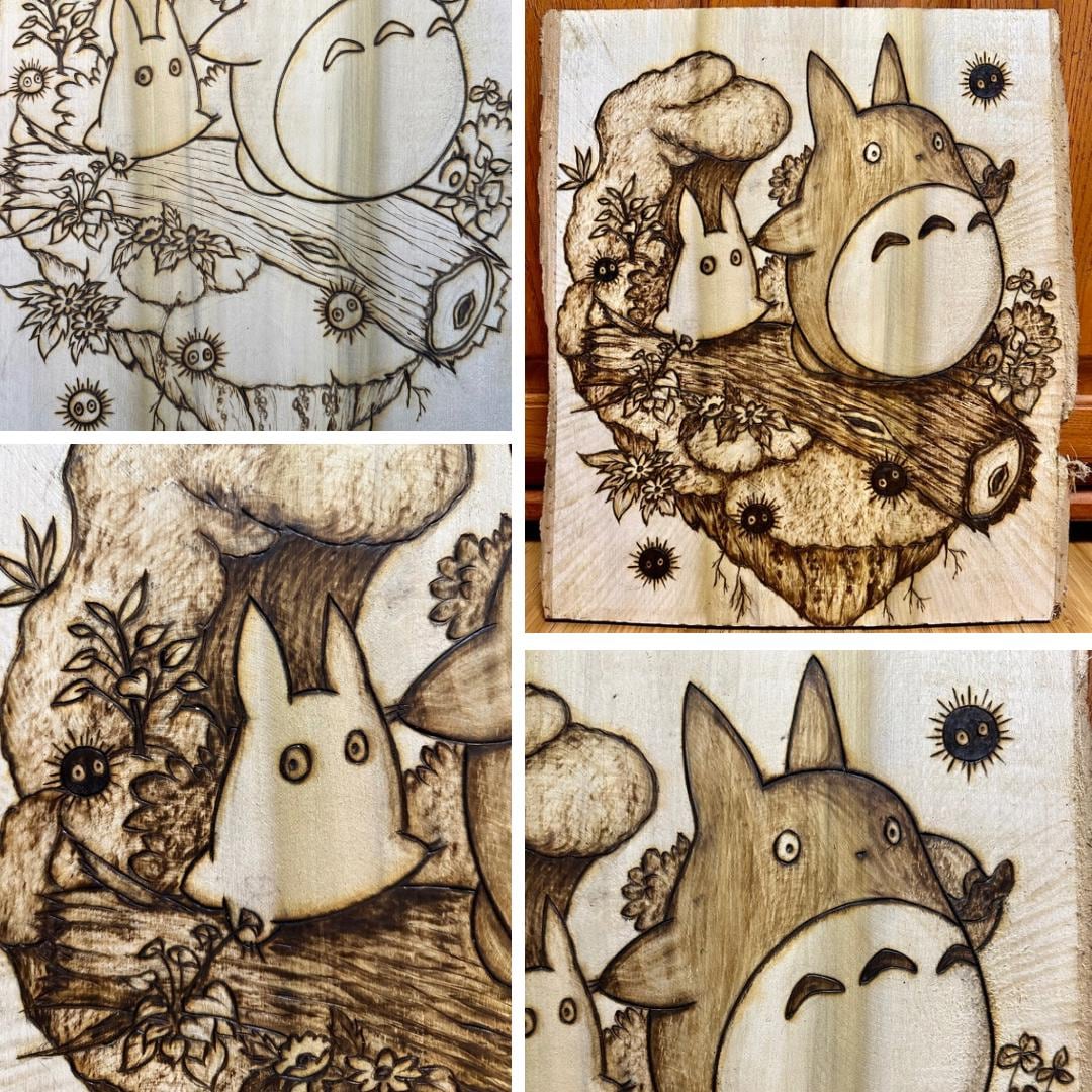 Handmade Wood Burning Anime Art: Custom Housewarming Decor - Etsy