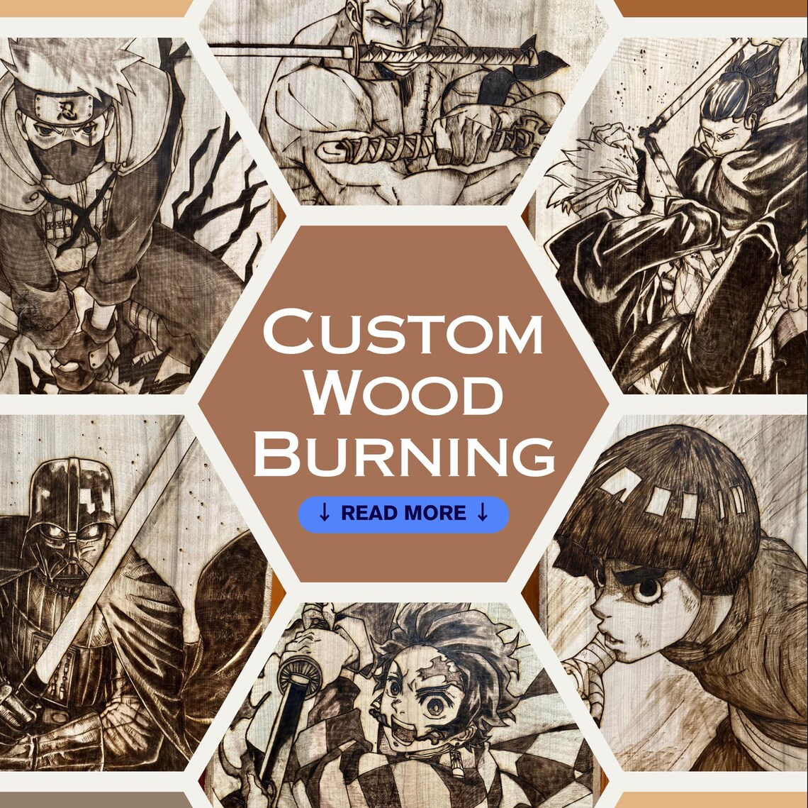 Handmade Dragon Pyrography: Live Edge Wood Fantasy Art - Etsy