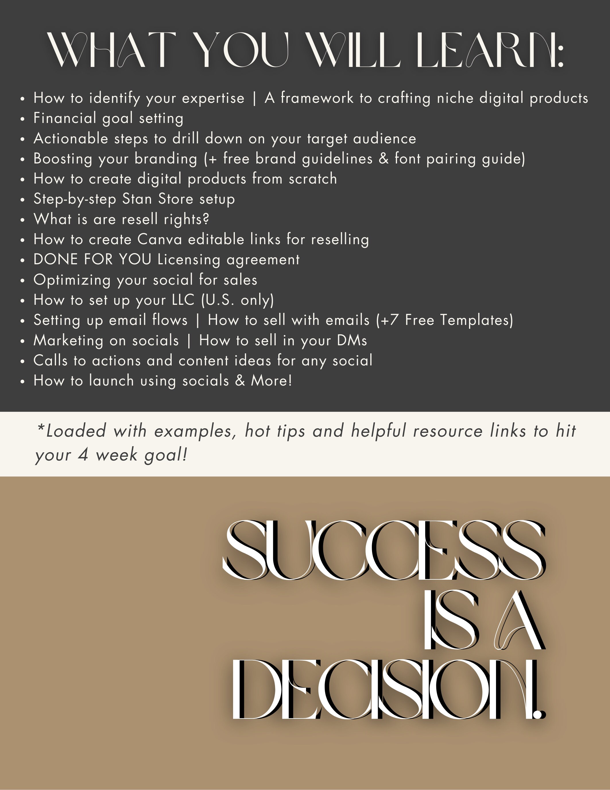 Learn How to Sell Digital Products From Scratch in 4 Weeks Using Stan ...
