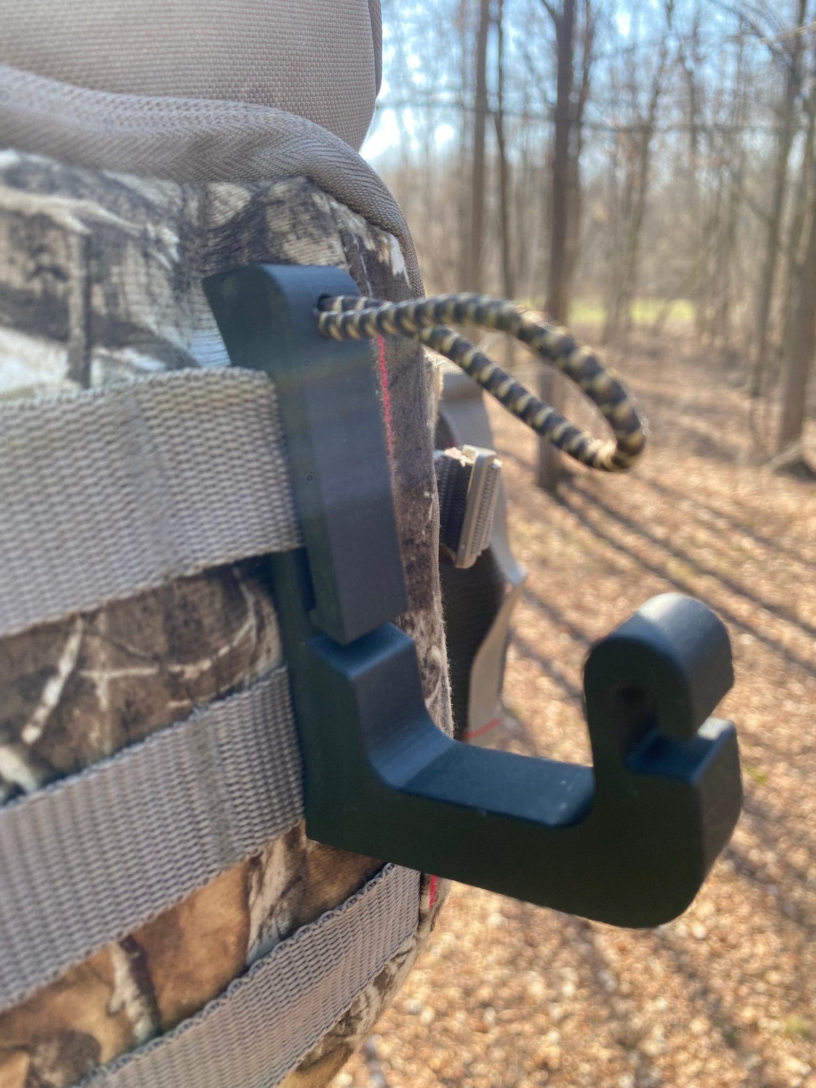 Molle Bungee Hook for Saddle Hunting/bow Hunting/climbing Sticks ...