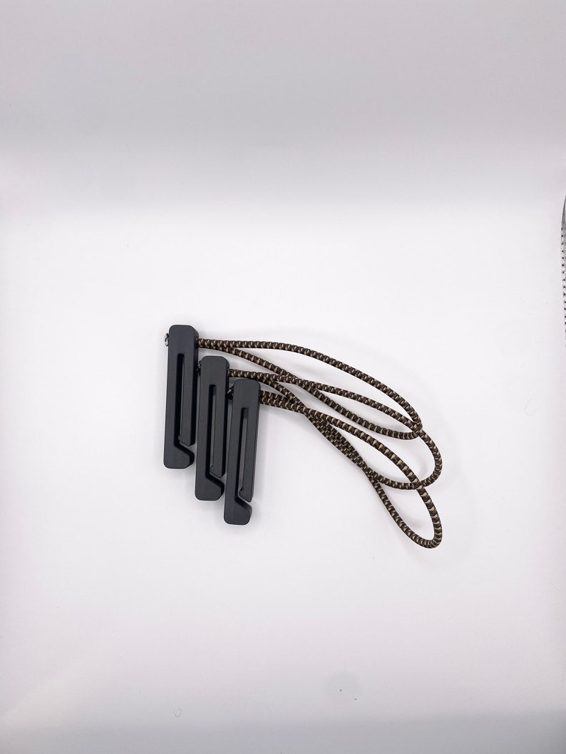 Set of 3 Molle Bungee Loop Clips for Saddle Hunting/bow Hunting ...