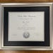 Silver Diploma Frame With Black and Silver Mat (8.5x11) - Etsy