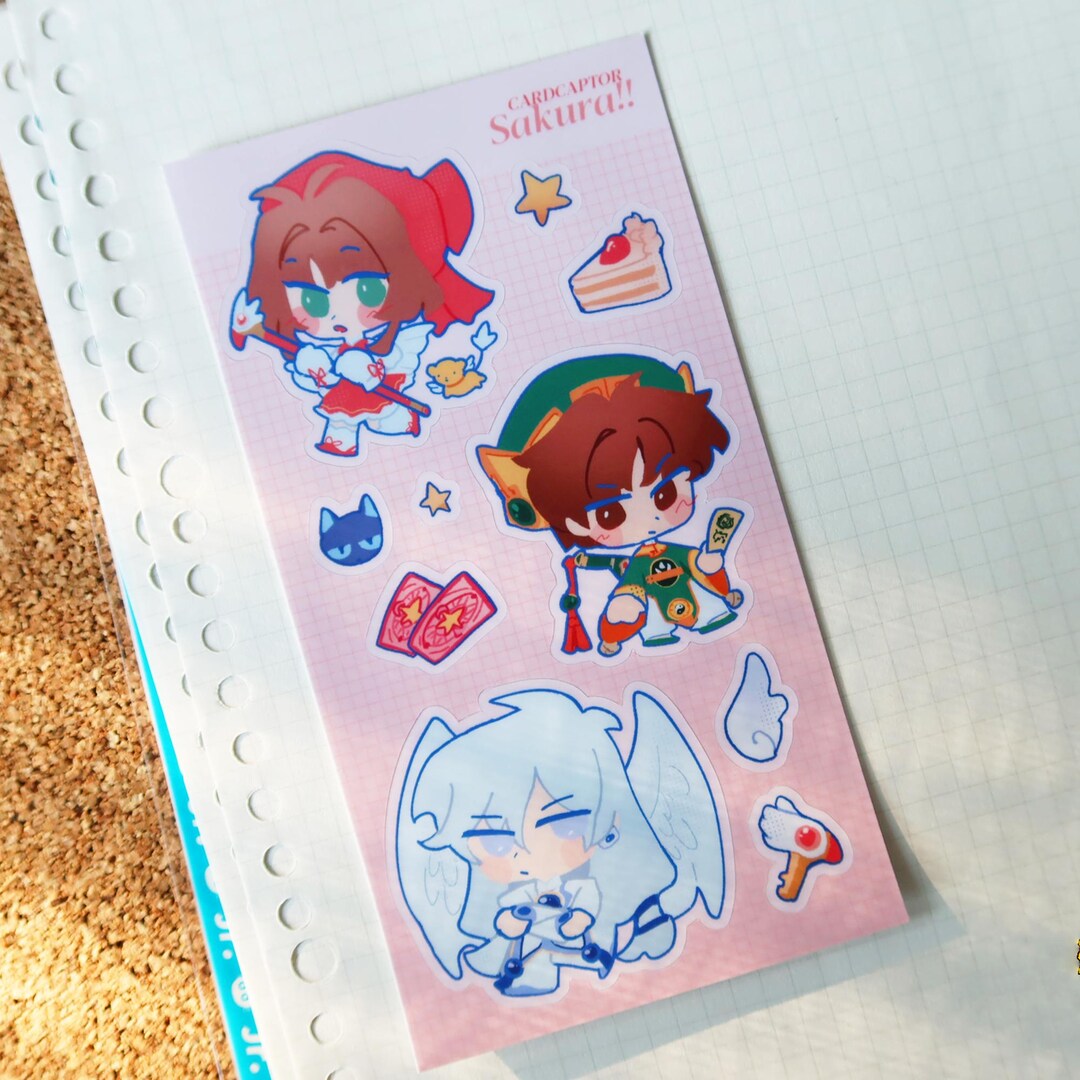 Cardcaptor Sakura | Sticker Sheet - Etsy