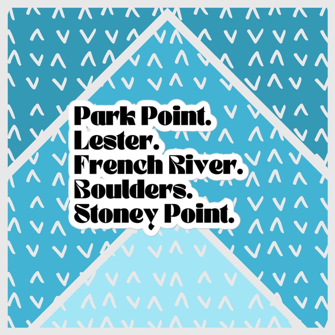 Duluth Surf Spots Sticker, Lake Superior Gifts, Surf Lake Superior ...