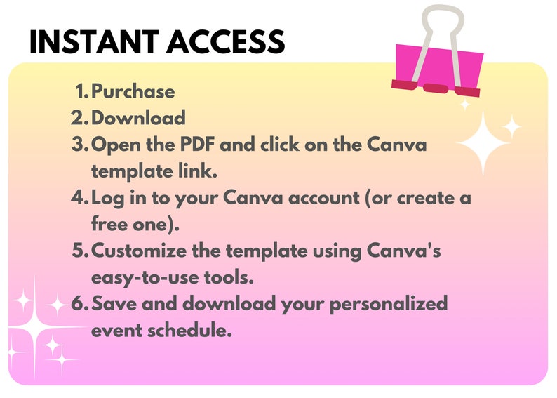 Event Schedule Template | Editable Business Agenda | Customizable Canva ...