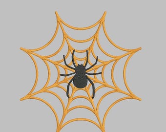 Halloween Spiders Web Embroidery File PES DST EXP - Etsy