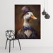 Royal Duck Canvas or Poster Animal Wall Art, Royal Duck Poster ...