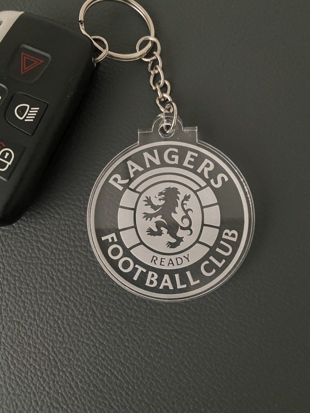 Rangers Football Club - Acrylic Crest Keyring - Etsy UK