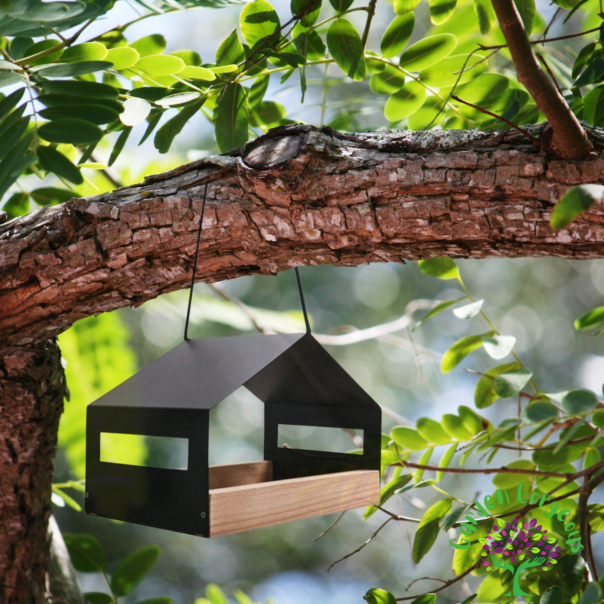 Modern Minimalist Bird Feeding Table, Small Garden Bird Wildlife Feeder ...