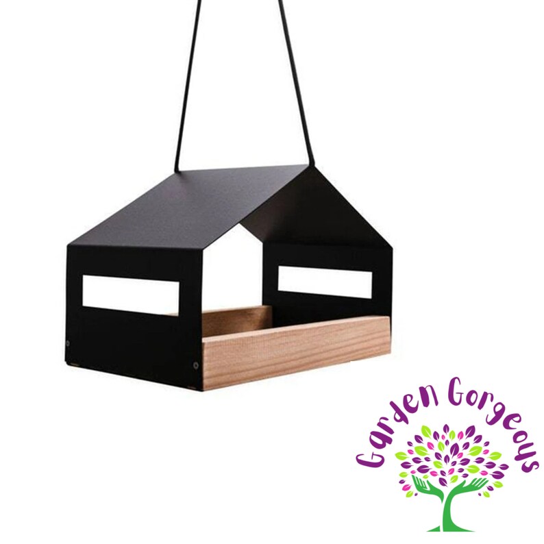 Modern Minimalist Bird Feeding Table, Small Garden Bird Wildlife Feeder ...