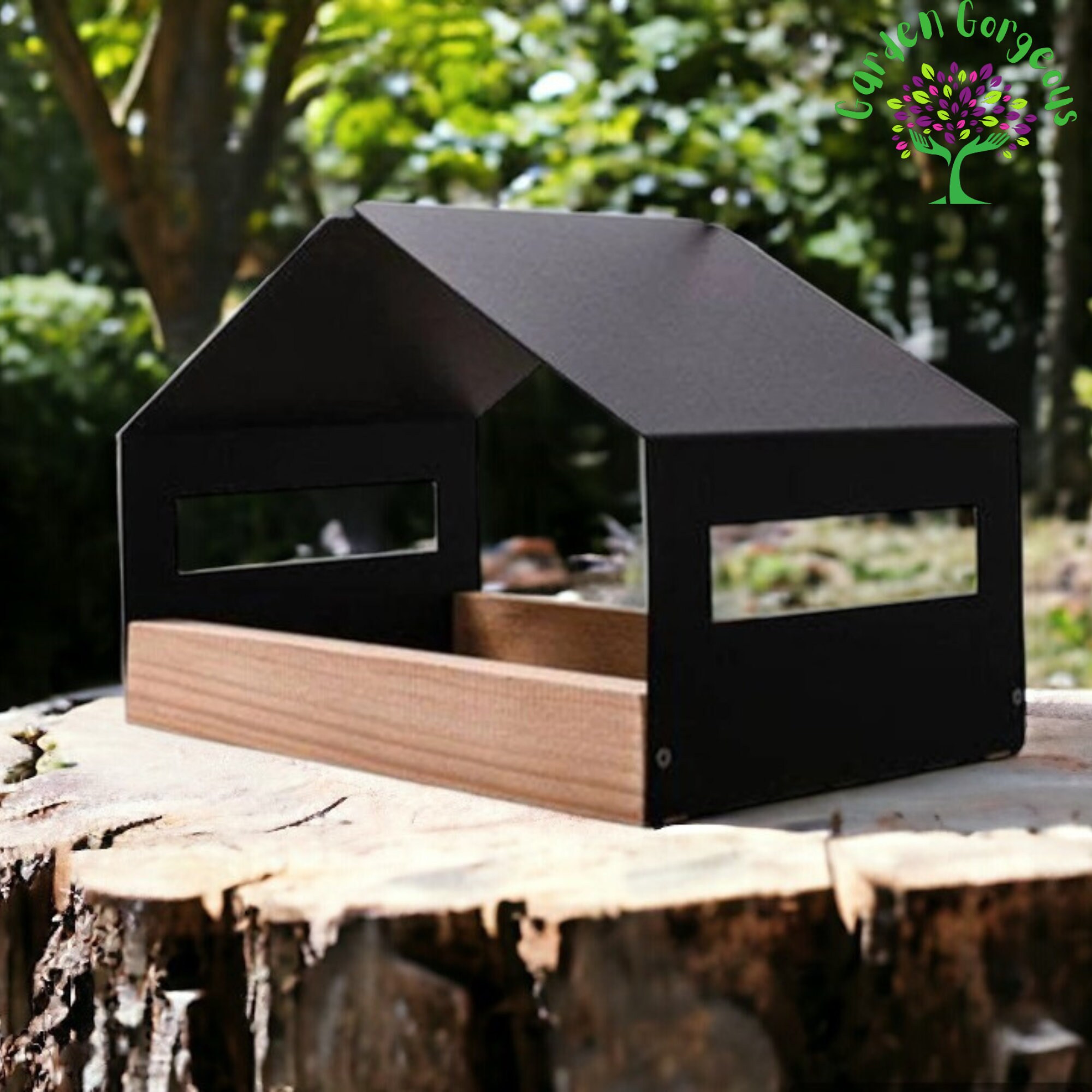 Modern Minimalist Bird Feeding Table, Small Garden Bird Wildlife Feeder ...