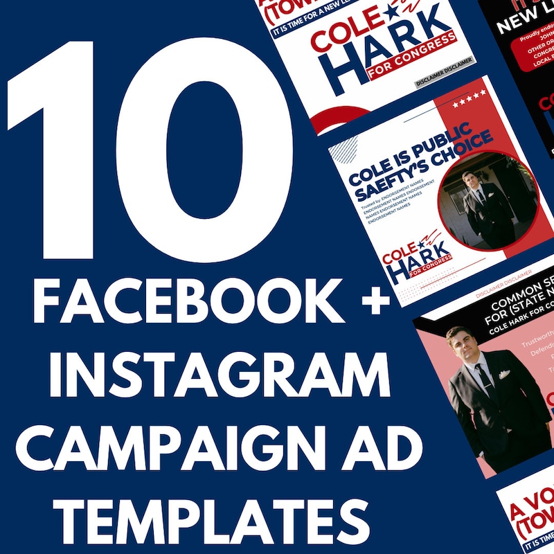 Politics Facebook Templates - Etsy
