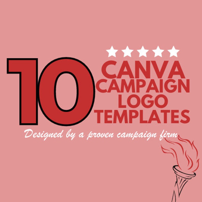 Canva Logo Templates for Political Election Campaign - Etsy