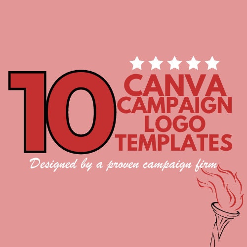 Canva Logo Templates for Political Election Campaign - Etsy