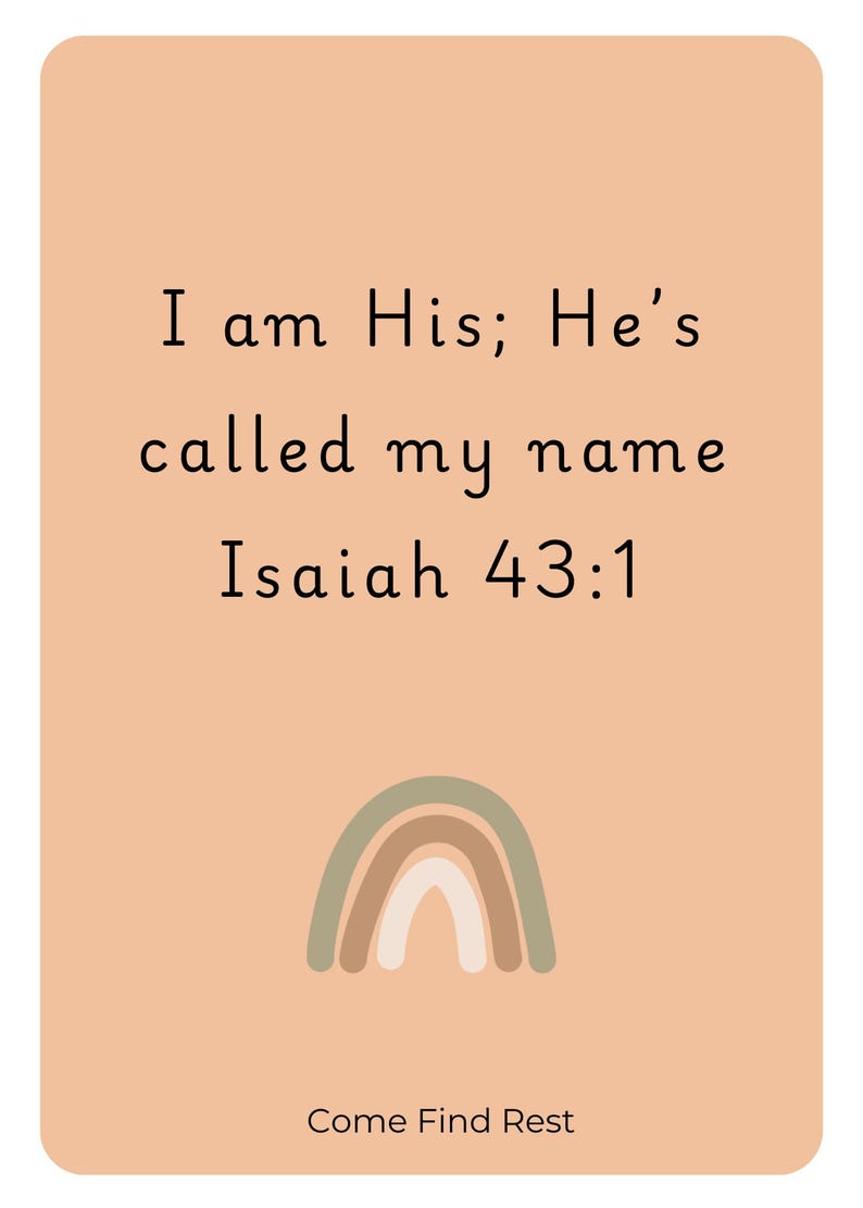 Biblical Affirmations for Love, Acceptance, and Grace - Etsy