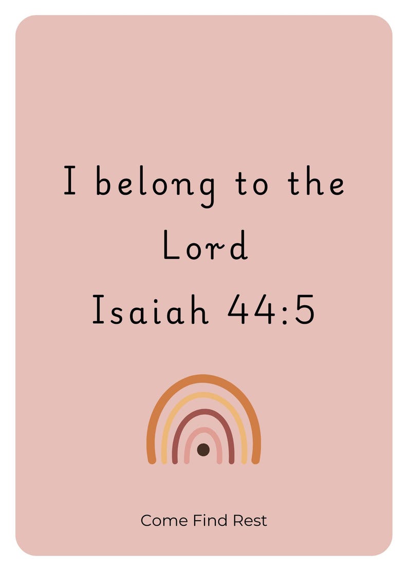 Biblical Affirmations for Love, Acceptance, and Grace - Etsy