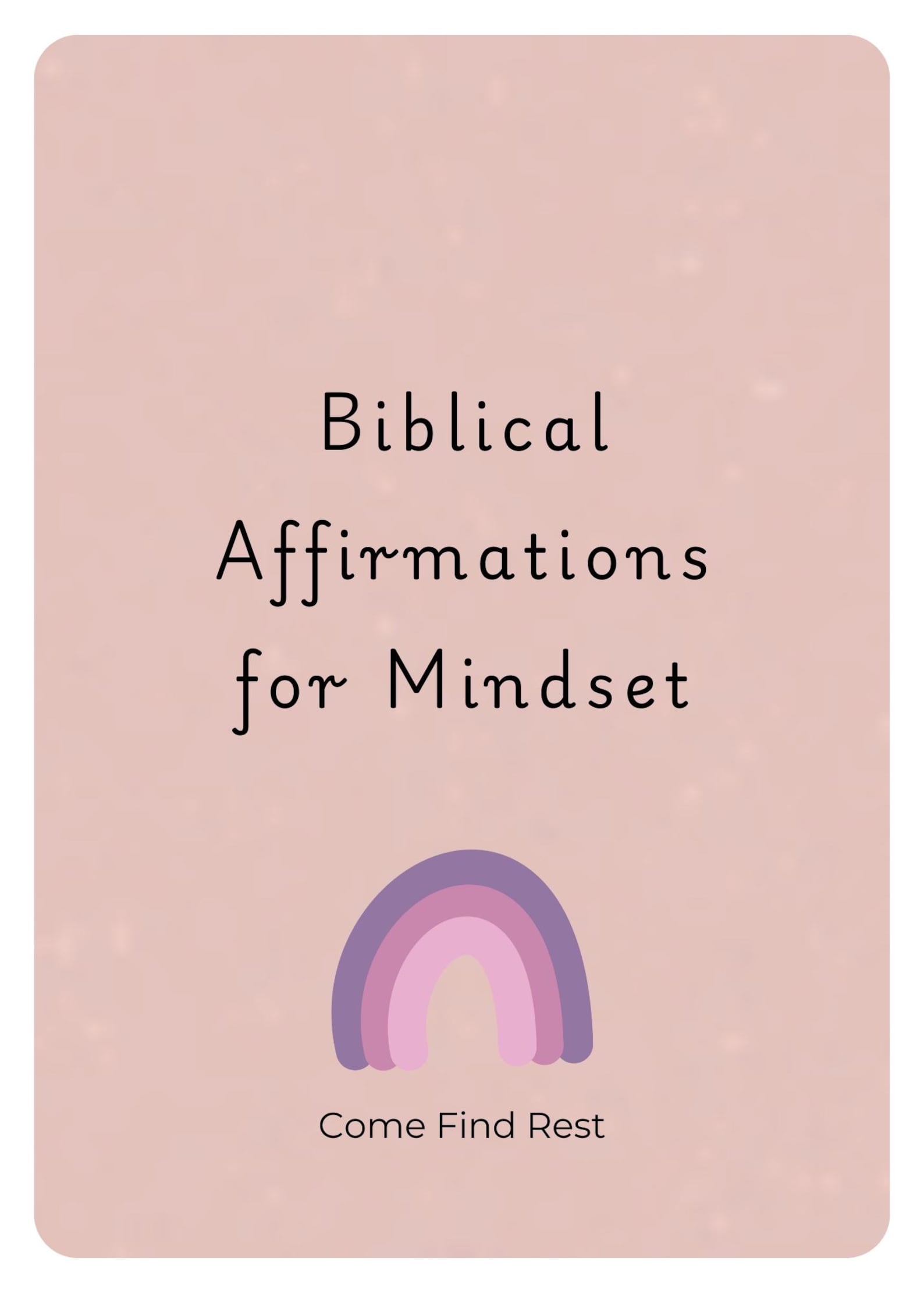 Biblical Affirmations for Mindset - Etsy