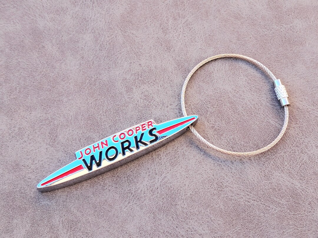 John Cooper Works Keychain Metal Logo Keyring JCW Mini Cooper One ...