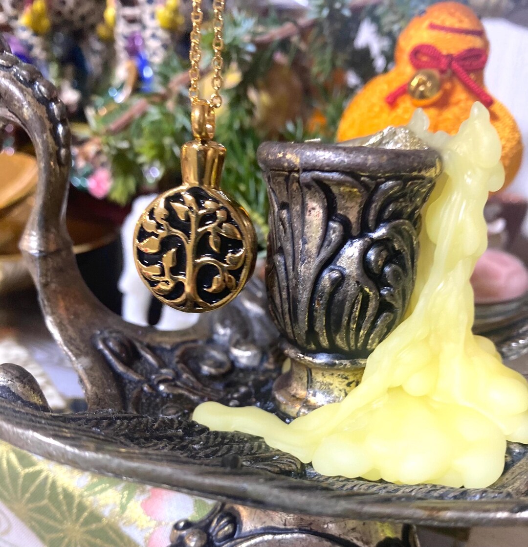 Money Tree Necklace. Powerful Golden Lucky Charm for Abundance and ...